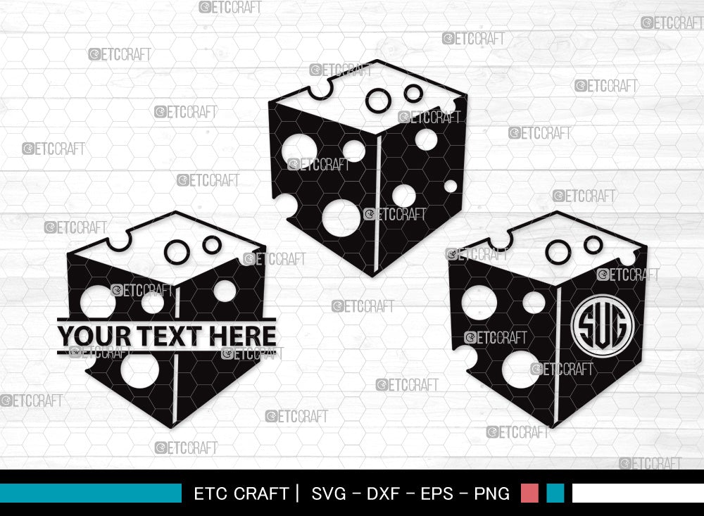 Cheese Monogram SVG Cut File | Cheese Slice Svg | Fast Food Svg ...