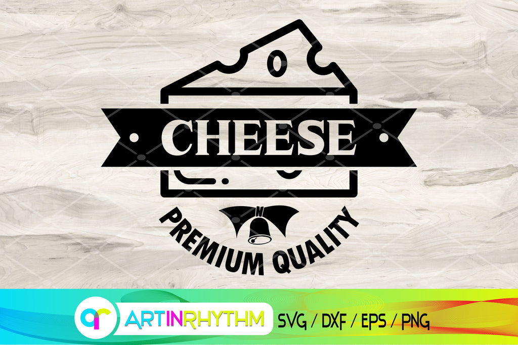 cheese svg, dairy svg - So Fontsy
