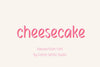 Cheesecake - So Fontsy