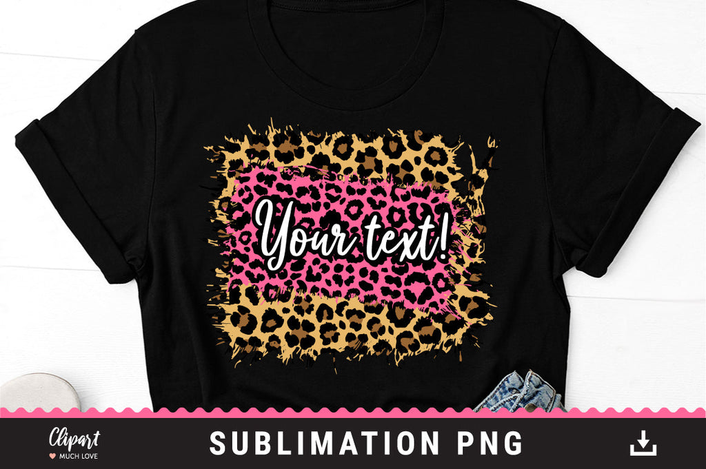 Cheetah print sublimation designs Leopard print PNG sublimation - So Fontsy