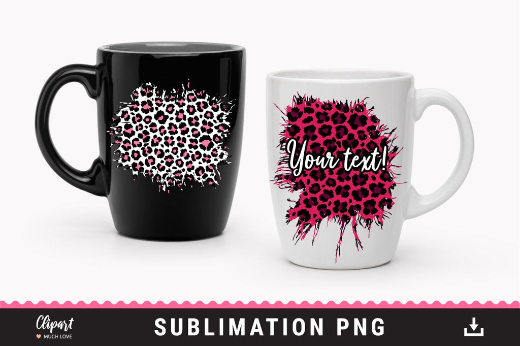 Cheetah print sublimation designs Leopard print PNG sublimation - So Fontsy