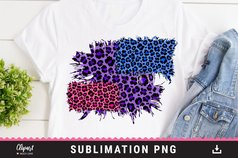 Cheetah print sublimation designs Leopard print PNG sublimation - So Fontsy