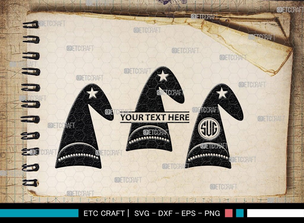 Chef Hat Monogram, Chef Hat Silhouette, Chef Hat SVG, Cook Hat Svg ...