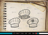 Chef Hat Monogram, Chef Hat Silhouette, Chef Hat SVG, Cook Hat Svg ...