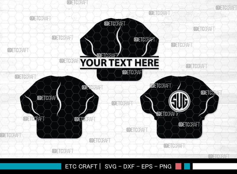 Chef Hat Monogram, Chef Hat Silhouette, Chef Hat SVG, Cook Hat Svg ...