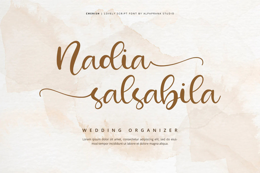 Cherish - Script Font - So Fontsy