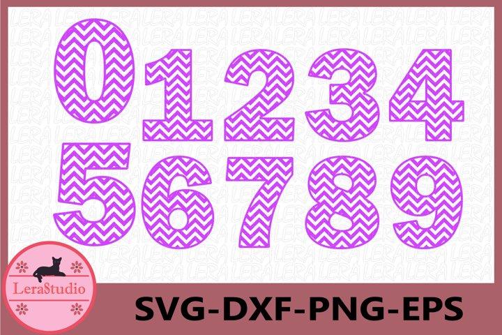 Chevron Numbers svg - So Fontsy