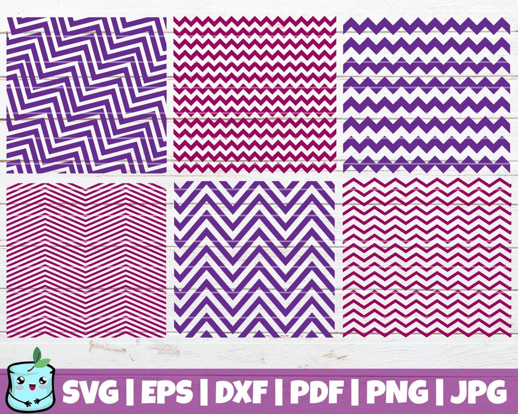 Chevron Patterns Bundle - So Fontsy