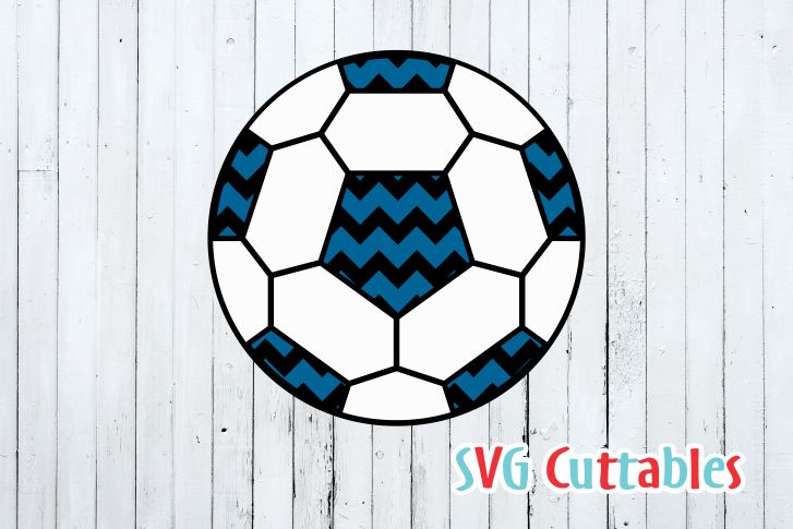 Chevron Soccer Ball - So Fontsy