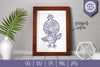 Chick Mandala Zentangle - So Fontsy