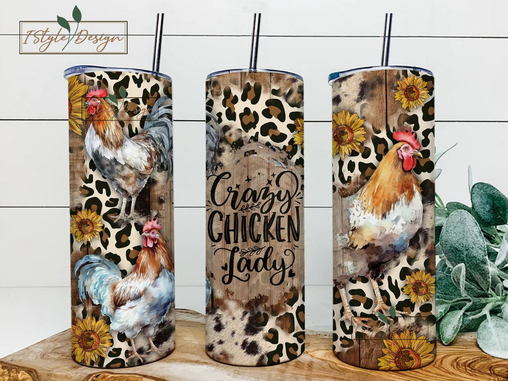 Chicken 20oz Tumbler Wrap PNG, Chickens Tumbler png, chickens 20oz ...