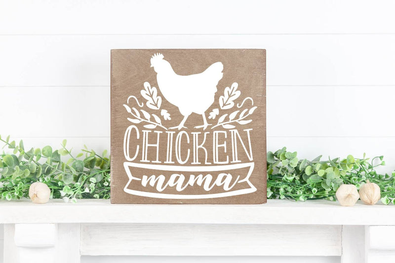 Chicken Mama| Chicken Farm SVG Cutting Files. - So Fontsy
