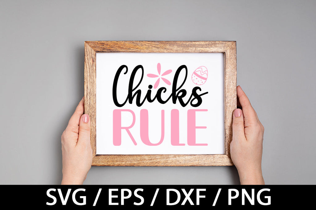 Chicks rule svg - So Fontsy