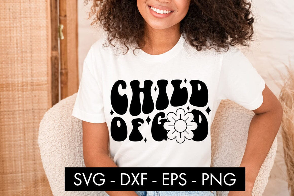 Child Of God SVG Cut File PNG - So Fontsy