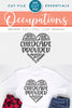 Childcare Provider svg with heart words - So Fontsy