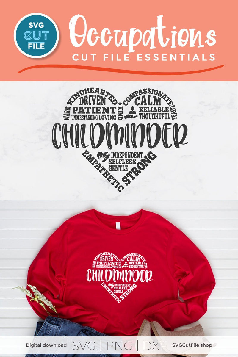 Childminder svg, babysitter svg, childminder appreciation subway art ...