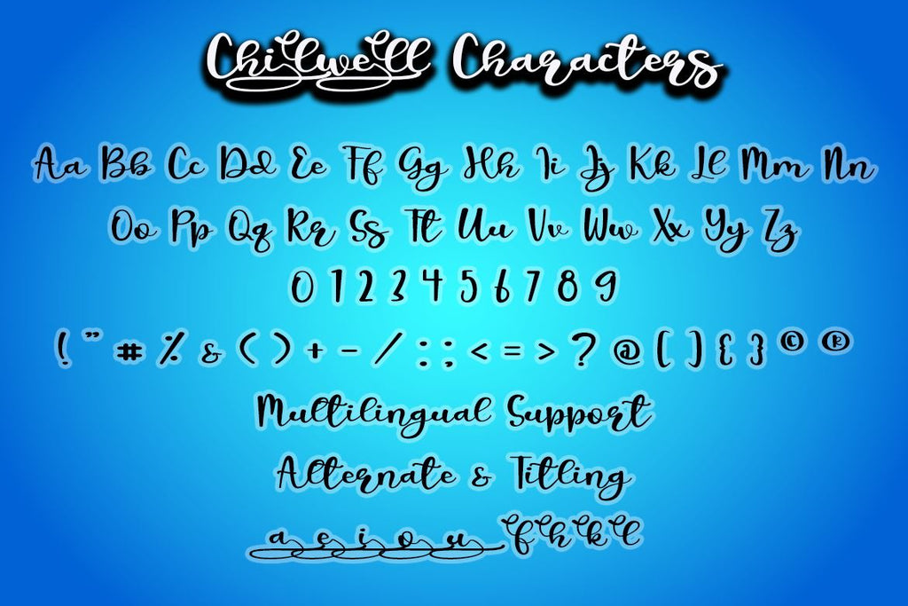 Chilwell - So Fontsy