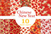 Chinese New Year Digital Papers | China Background - So Fontsy