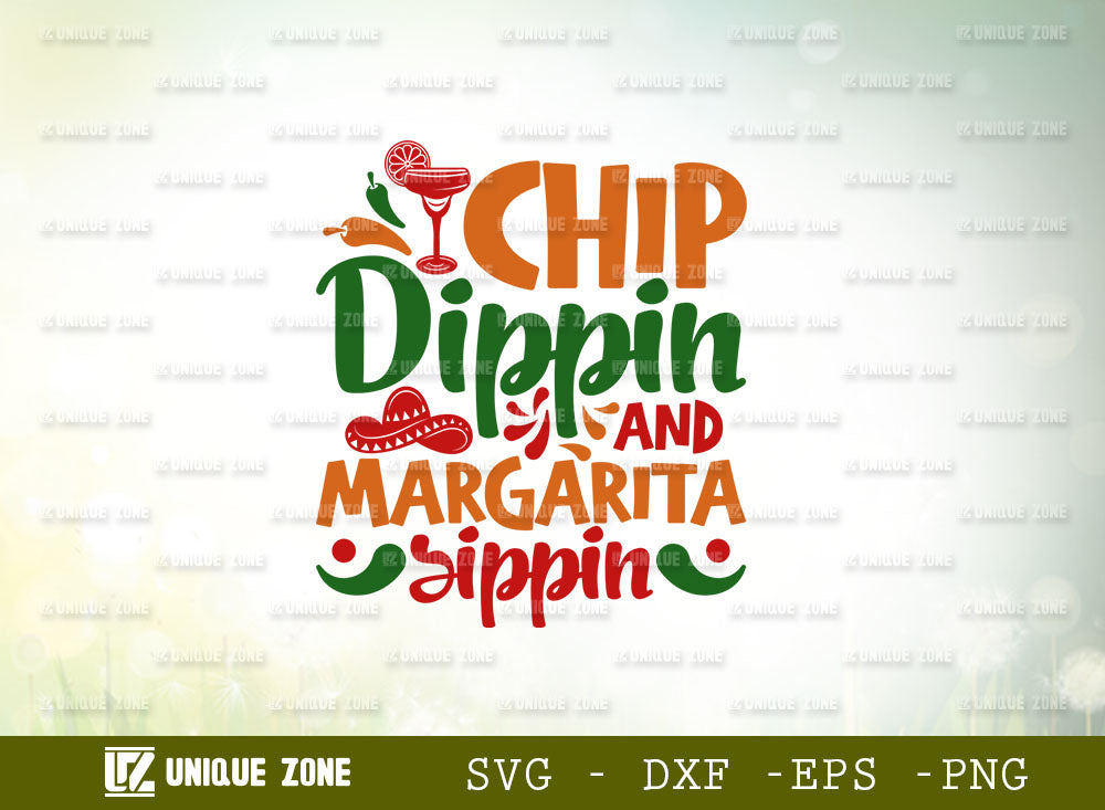 Chip Dippin And Margarita Sippin SVG Cut Fil | Bachelorette Party Svg ...