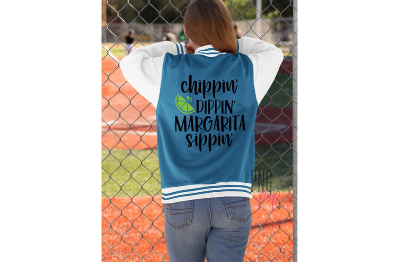 Chippin' Dippin' Margarita Sippin' svg dxf eps png Files for Cutting ...