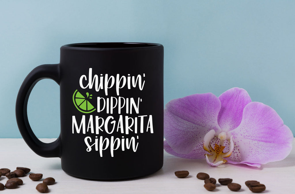 Chippin' Dippin' Margarita Sippin' svg dxf eps png Files for Cutting ...