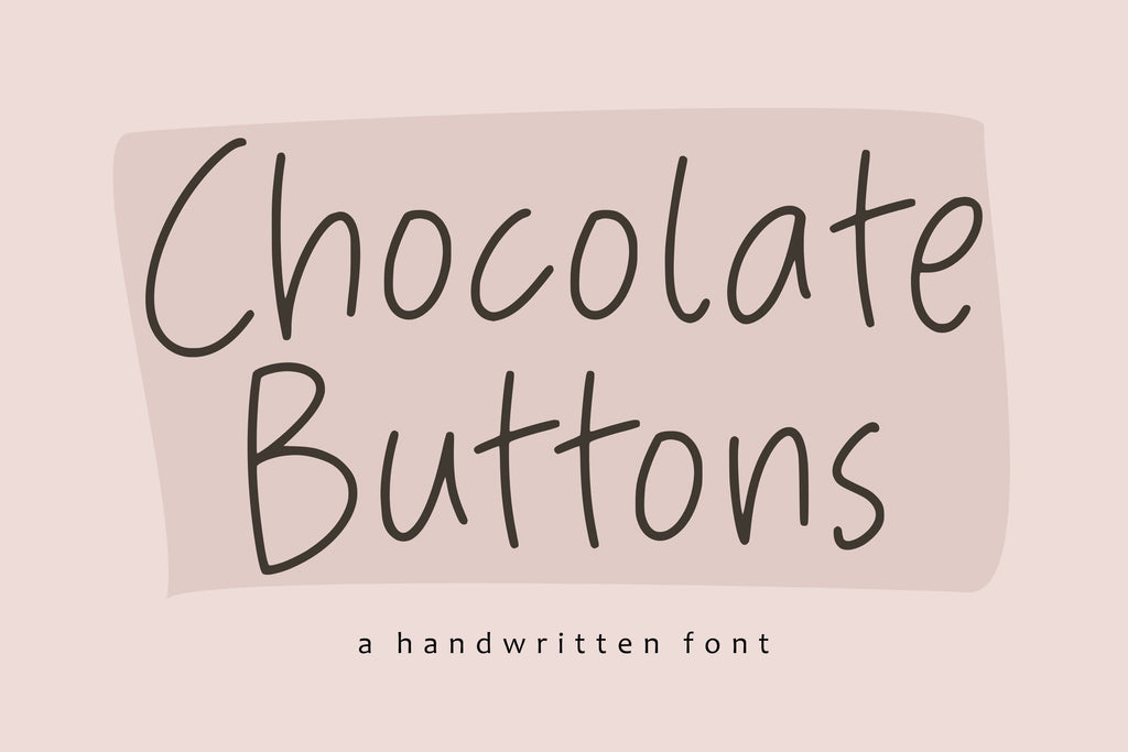 Chocolate Buttons Font - So Fontsy