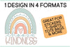 Choose Kindness SVG, Boho Rainbow Kindness SVG - So Fontsy