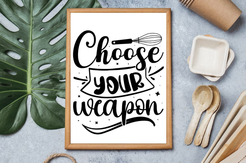 Choose your weapon SVG - So Fontsy