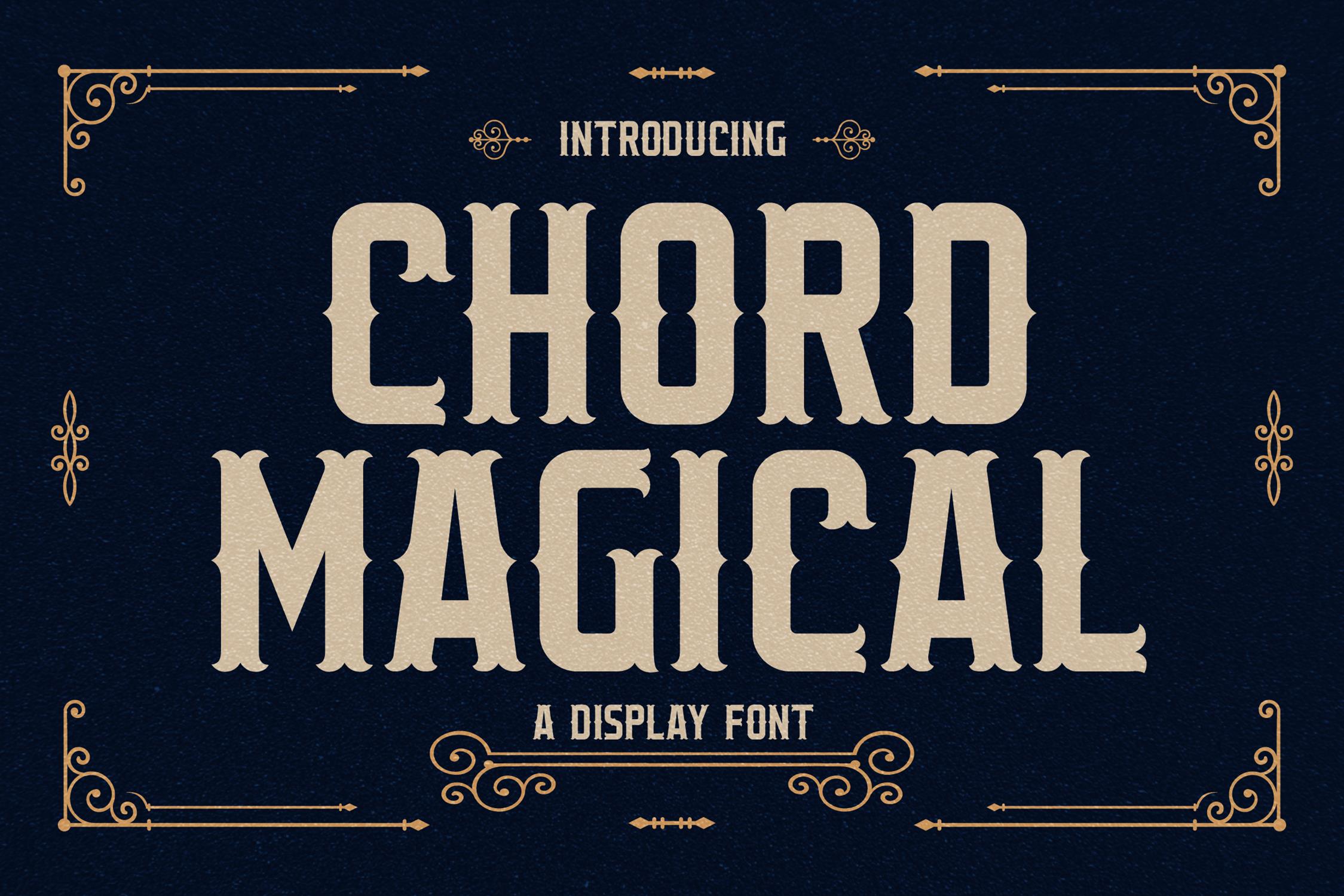 CHORD MAGICAL Typeface - So Fontsy