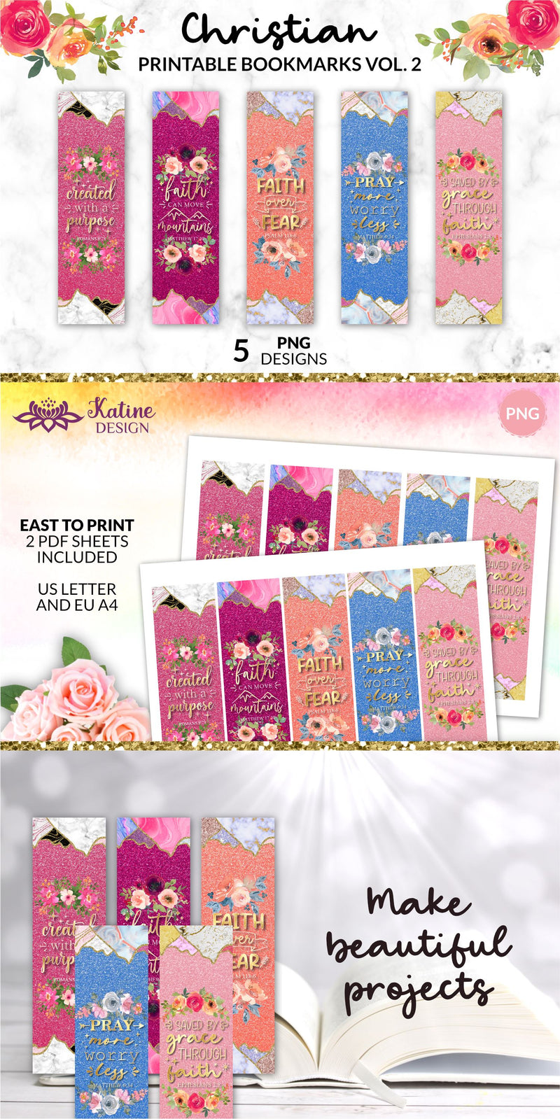 Christian bookmarks, Bible verse bookmark, Bookmarks with bible verses ...