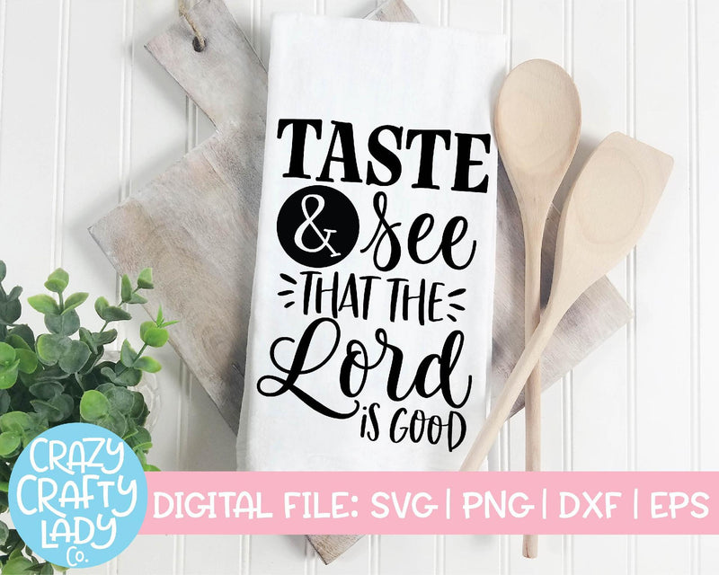 Christian Kitchen SVG Cut File Bundle - So Fontsy