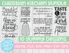 Christian Kitchen SVG Cut File Bundle - So Fontsy