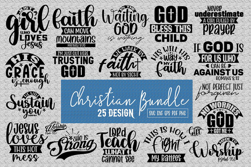 Christian SVG Bundle, Jesus SVG Bundle, bible verse svg bundle - So Fontsy