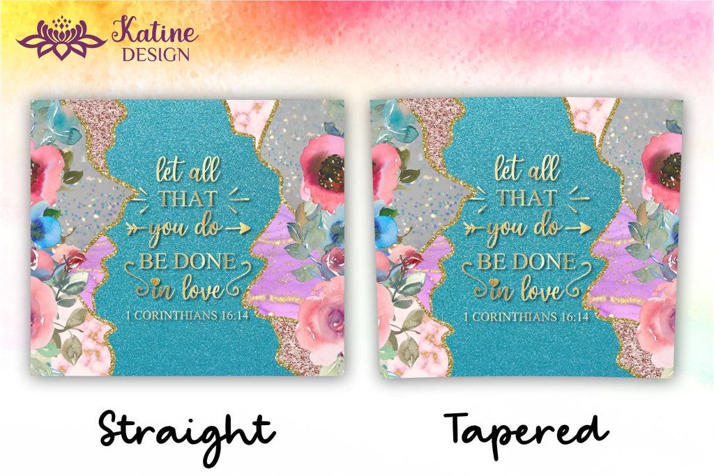 Christian Tumbler, Let all that you do be done in love, Bible verse ...