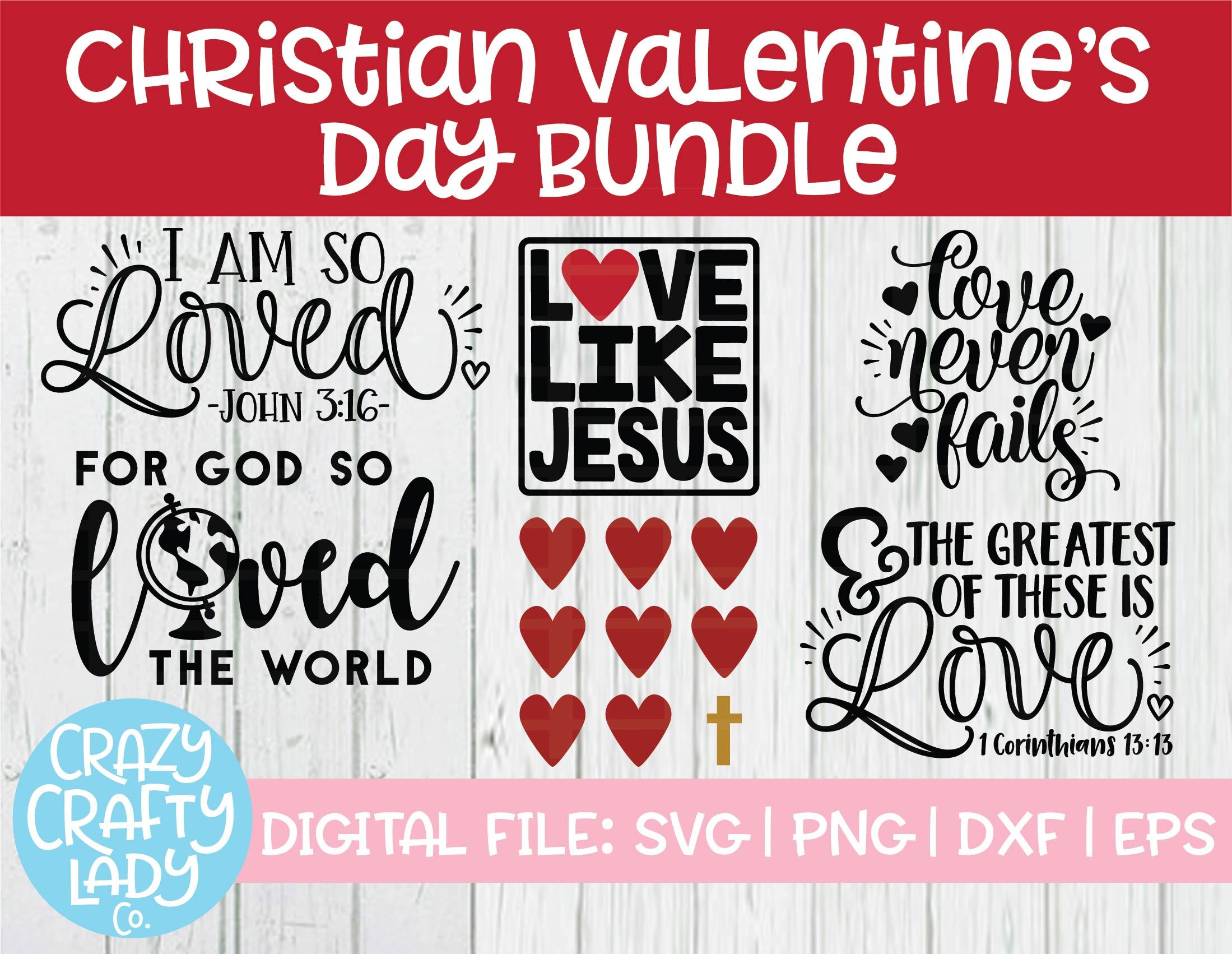 Christian Valentine's Day Bundle - So Fontsy