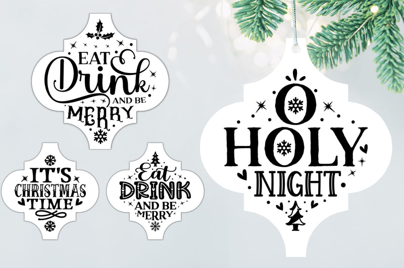 Christmas Arabesque Tile SVG Bundle - So Fontsy
