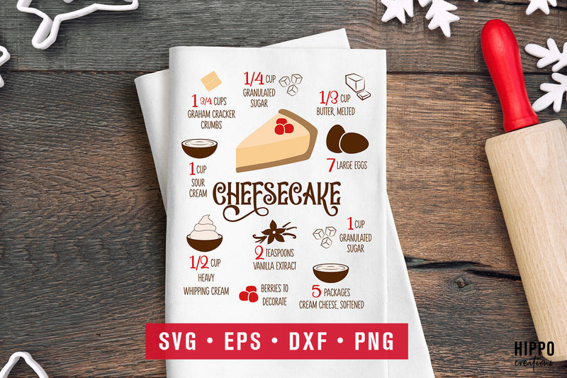 Christmas Baking SVG Bundle - Christmas Recipes SVG - So Fontsy