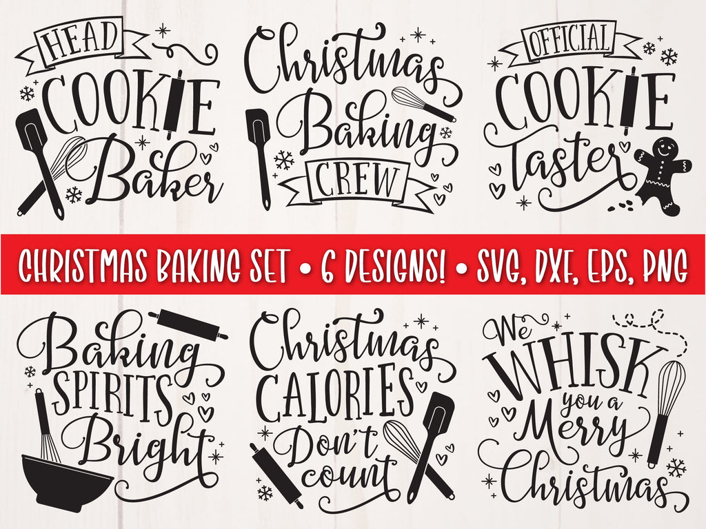 Christmas Baking SVG Bundle - So Fontsy