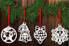 Christmas Baubles, Christmas Template, Gnomes SVG, Snowflake - So Fontsy