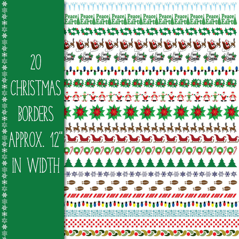 Christmas Borders and Frames Clip Art - So Fontsy