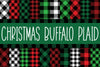 Christmas Buffalo Plaid Digital Paper - So Fontsy