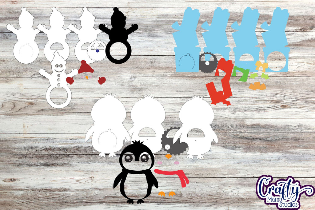 Christmas Candy Dome Ornaments Bundle, Paper Candy Holder - So Fontsy