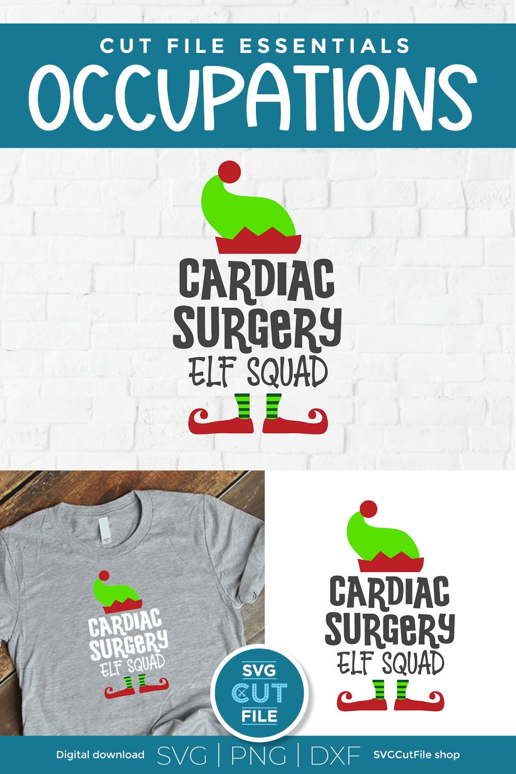 Christmas Cardiac Surgery svg, Cardiac Surgery elf svg - So Fontsy