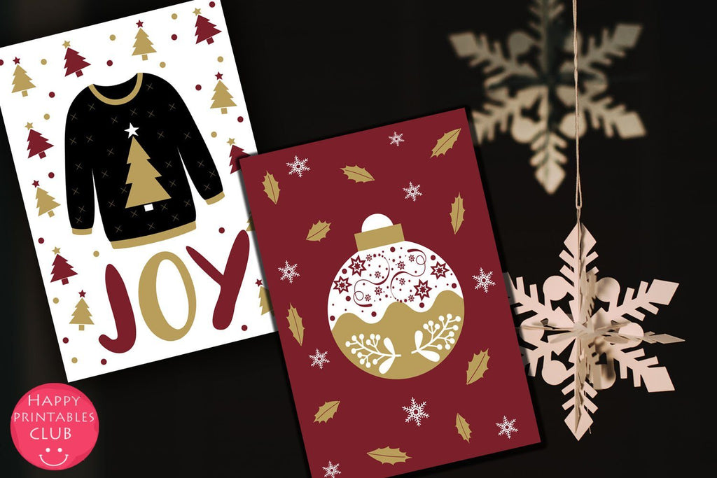 Christmas Cards-Gift Tags-Labels/Holiday Cards Tags Labels - So Fontsy