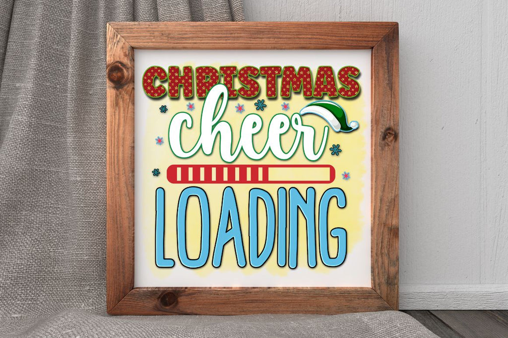 Christmas cheer loading Sublimation PNG, Sublimation Christmas Design ...