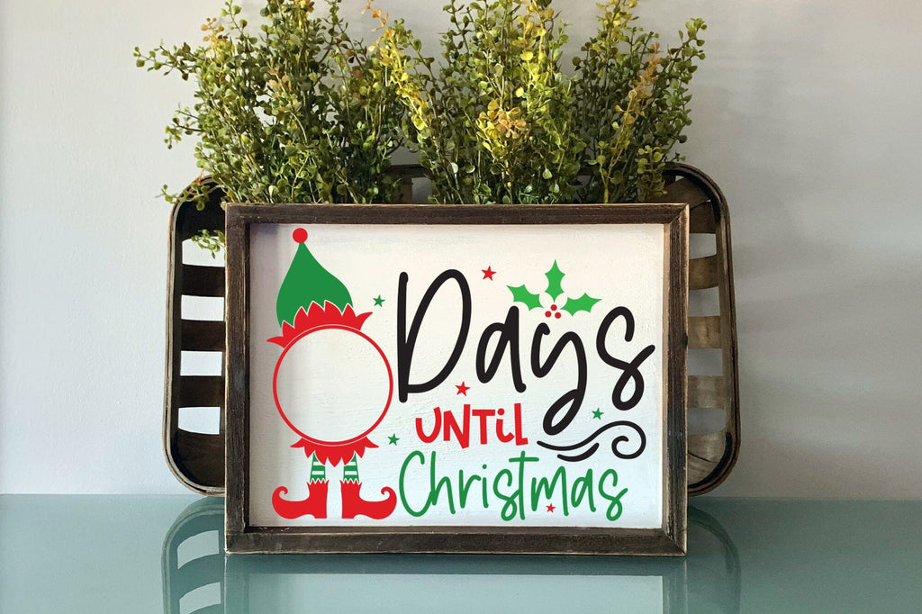 Christmas Countdown SVG - Days Until Christmas - So Fontsy