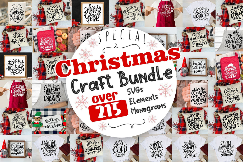 Christmas Craft Bundle - So Fontsy