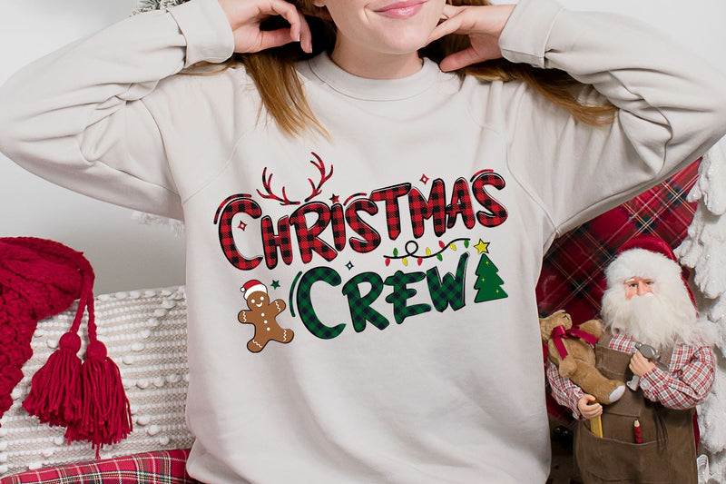 Christmas crew sublimation christmas shirt designs - So Fontsy