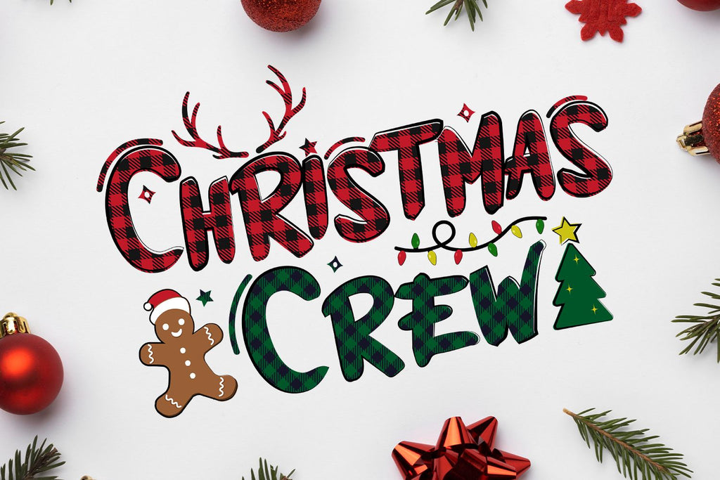 Christmas crew sublimation christmas shirt designs - So Fontsy
