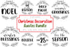 Christmas Decoration SVG Christmas Round Quotes - So Fontsy